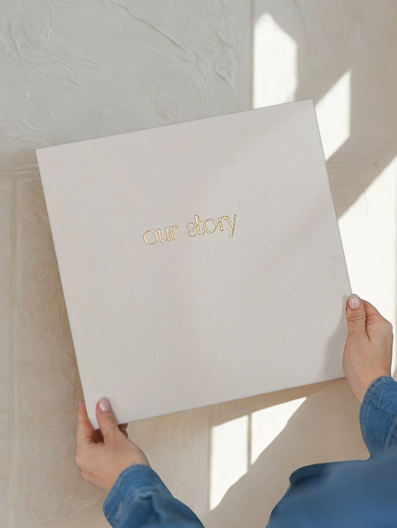 Personalised Wedding Photo Album | Luxury 'Our Story' Album – Megan ...